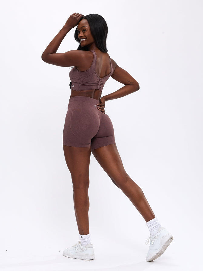 Form Seamless Short 5" - Mocha Berry